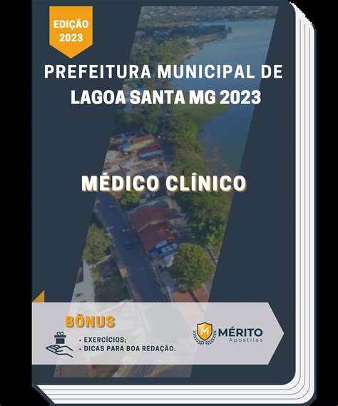 Apostila Médico Clínico Prefeitura de Lagoa Santa MG 2023 Mérito