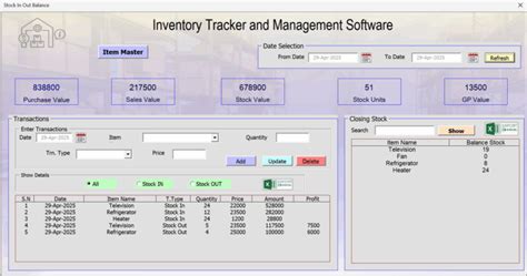 Inventory Track And Management Software In Excel VBA Version Learn Excel And Sheets