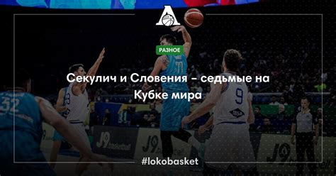 Секулич и Словения седьмые на Кубке мира — ПБК Локомотив Кубань