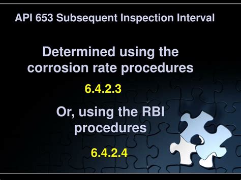 Ppt Api 653 Tank Inspection Intervals Powerpoint Presentation Free