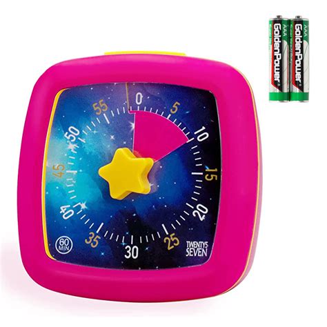 Buy Visual Timer 4 Inch With Alarm Stop Button Meteor Pattern