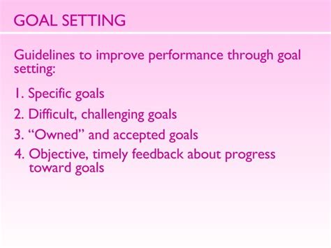 Hbo Job Design And Goal Setting Ppt