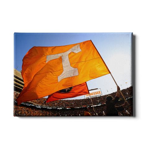 Tennessee Volunteers T Flags College Wall Art
