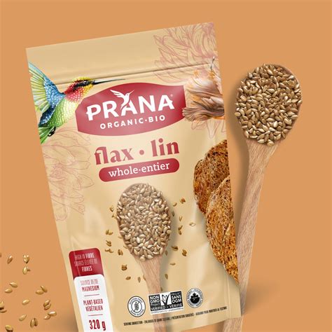 Organic Golden Flax Seeds Prana Foods