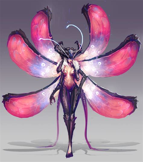 Succubus Concept Insect Variation By Jeffchendesigns Alien Concept