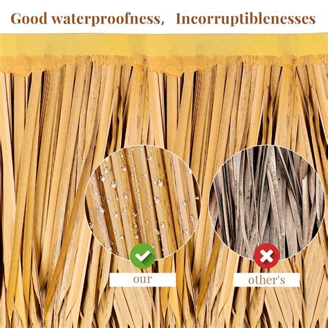 Mexican Tiki Hut Grass Skirting Roof Tiki Bar Grass Duck
