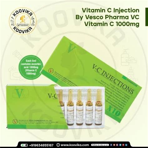 Vitamin C Injection By Vesco Pharma VC Vitamin C 1000mg At 2300 Box
