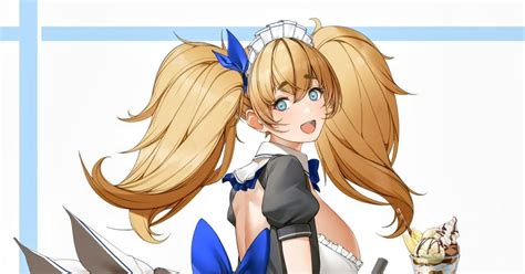 艦これ メイドベイ 木蘭のイラスト Pixiv