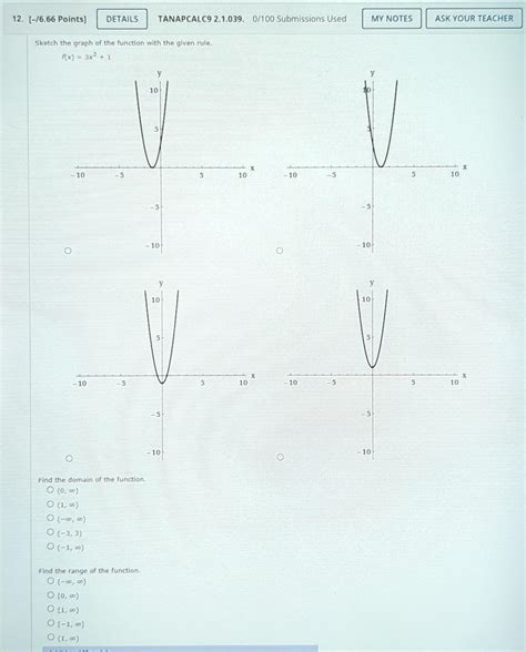 Solved Let G Be The Function Defined By G X 21x 8x6 If Chegg