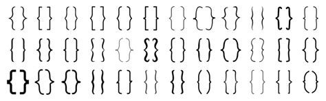 Curly Brackets Images Browse Stock Photos Vectors And Video Adobe Stock