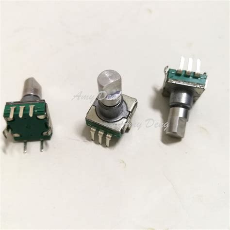 50 개몫 Ec11 인코더 스위치 30 위치 15 펄스 샤프트 길이 14mm 차량 볼륨 코딩 전위차계 수동 부품