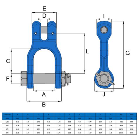 Grade 10 Clevis Shackle West Mercian Lifting Specialists