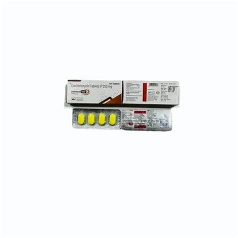 Clarithromycin 250mg Tablets At ₹ 2800 Box Antibiotic Antiinfection