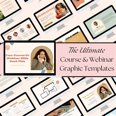 ONLINE COURSE CANVA Slide Deck Template Masterclass Template