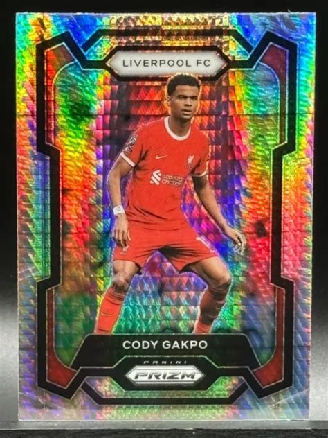 Cody Gakpo 2023 24 Panini Prizm Hyper Prizm Liverpool Eur 091