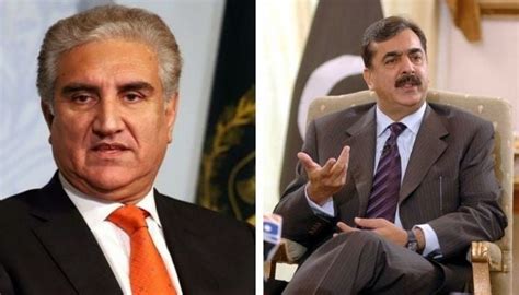 No Place For Shah Mahmood Qureshi In Ppp Says Yousuf Raza Gilani