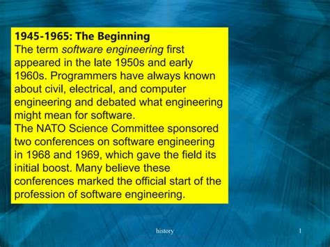 Software Engineering History2 Pptx