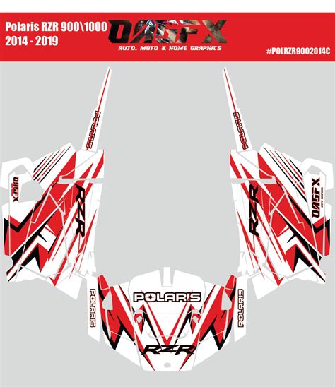 2014 2020 Polaris Rzr 900 S Graphics Kit D6 Oagfx