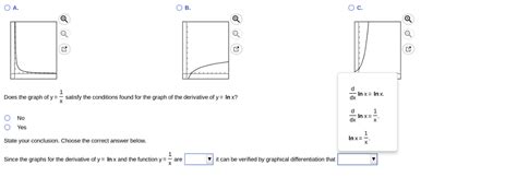 solved use graphical differentiation to veytha inx graph the