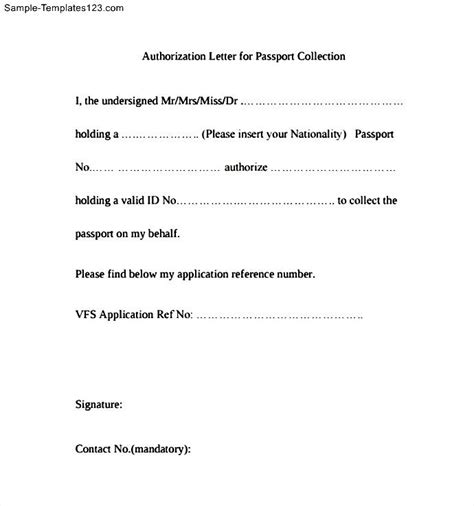Passport Extension Letter Sample Pdf Template