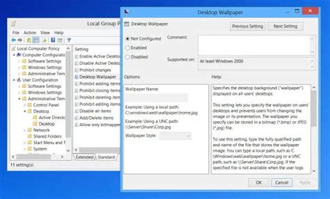 Unable To Change Desktop Background Windowgrag