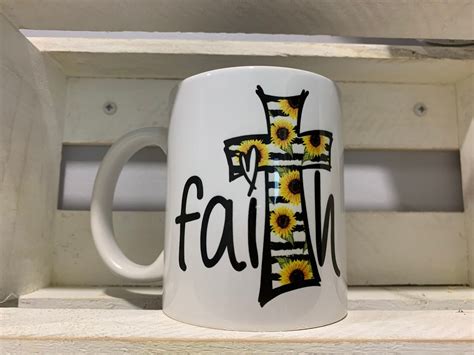 Faith Faith Mug Faith Coffee Mug Religious Mug Stripe Mug Etsy