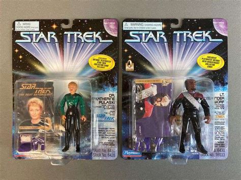 Group Of 8 Playmates Star Trek Action Figures Matthew Bullock Auctioneers