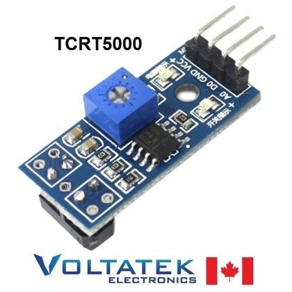 Tcrt Reflective Optical Infrared Sensor Ir Voltatek Canada
