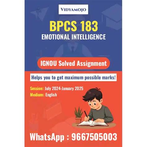 IGNOU BPCS Solved Assignment English Medium PDF