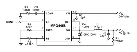 MPQ4458 Converters 1A 4MHz 36V Step Down Converter MPS