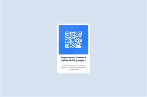 Frontend Mentor Responsive Qr Component With Flexbox Coding Challenge Solution