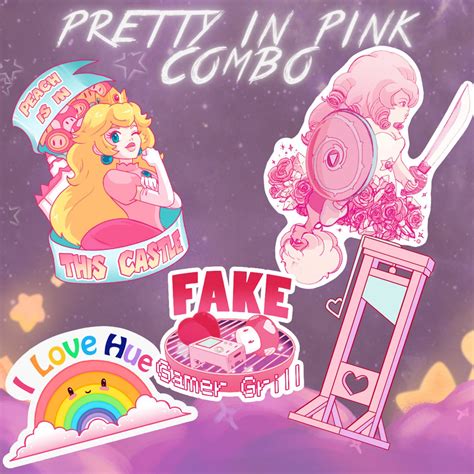 Princess Peach Sticker Etsy