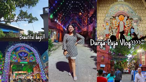 Durga Puja Vlog Tithi Youtube