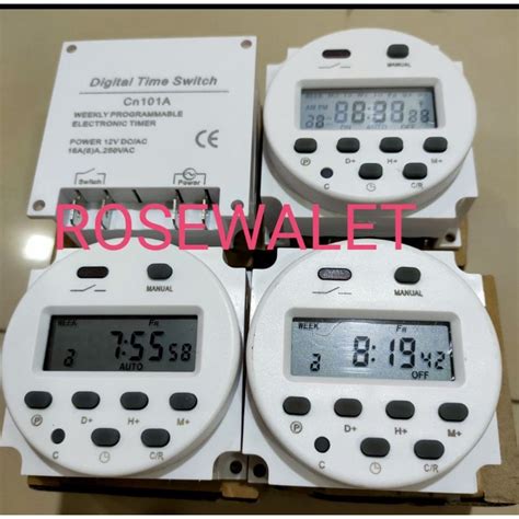 Jual Timer Dc 12 Volt 16 Ampere Otomatis Shopee Indonesia
