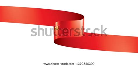 Red Flag Ussr Vector Illustration On Stock Vector Royalty Free