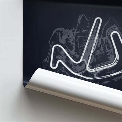 Anglesey Circuit Racetrack Print Illustrated Tracks