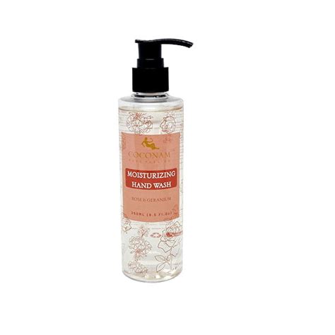 Antibacterial Hand Wash Liquid Rose And Geranium 250ml Bynature