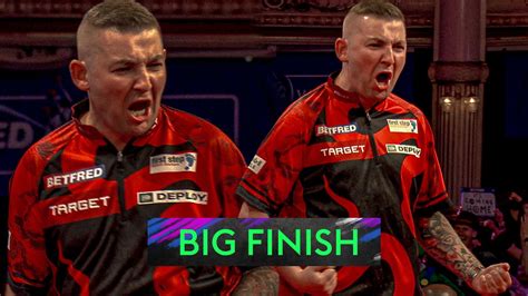 World Matchplay Darts Nathan Aspinall Lets Emotions Go After Big 128