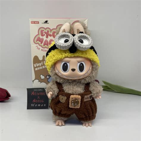 Very High Quality Labubu Clothes Macaron Have A Seat Minion Hat With