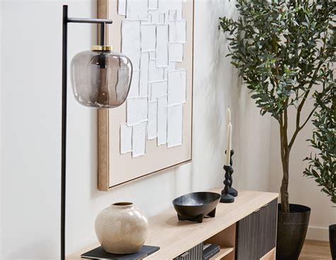 Illumi Sculptural Glass On Stem Modern Floor Lamp 61 Structube