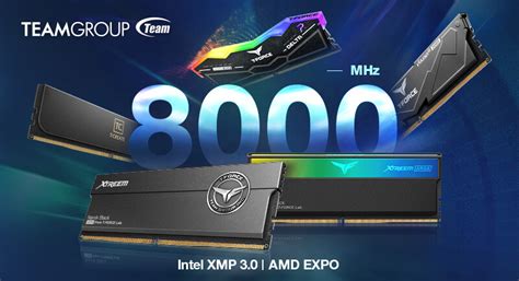 Team Groups T Force And T Create Ddr5 Memories Unveil Dual Mode For