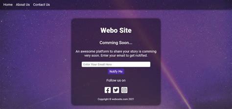 Simple And Appealing Coming Soon Landing Page