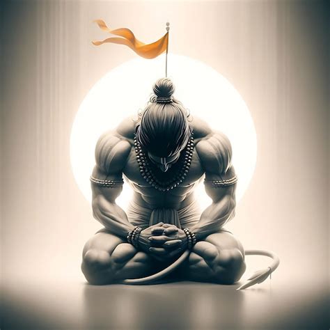 Lord Hanuman Jee Premium Ai Generated Image