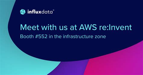 influxdata on linkedin influxdb at aws re invent influxdata