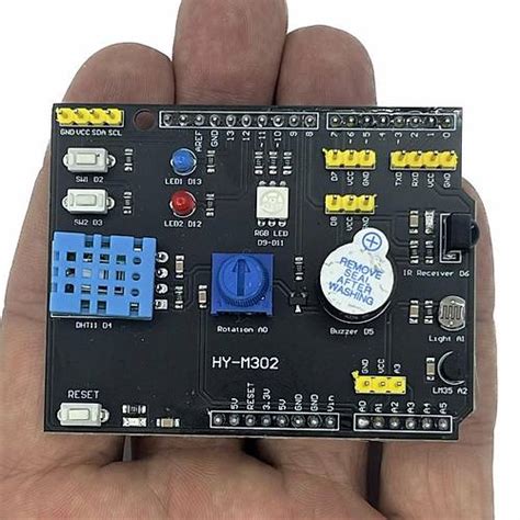 Arduino Çok Amaçlı Sensor Shield 9 In 1 Dht11 Lm35 Boşver Gitsin