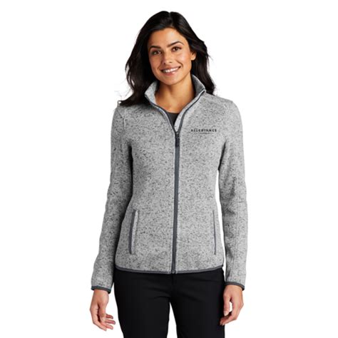 Port Authority Ladies Sweater Fleece Jacket Allegiance Trucks