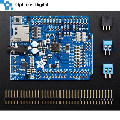Adafruit Music Maker MP Shield For Arduino W W Stereo Optimus Digital