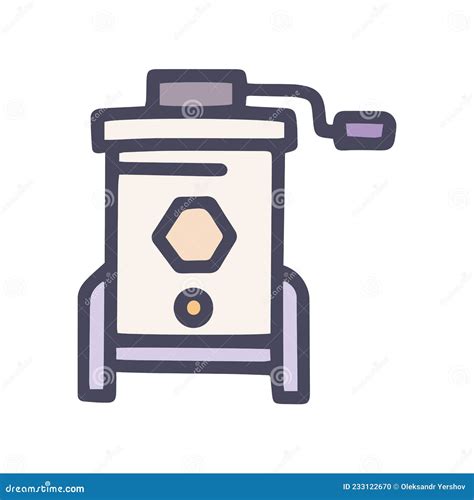 Honey Extractor Icon Beekeeping Equipment Silhouette Cartoon Vector 329955931