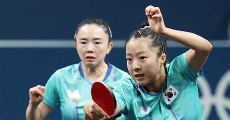 파리pick 여자탁구 스웨덴에 3 0 셧아웃 승 에이스 삐약이 신유빈 체력 아끼며 4강행