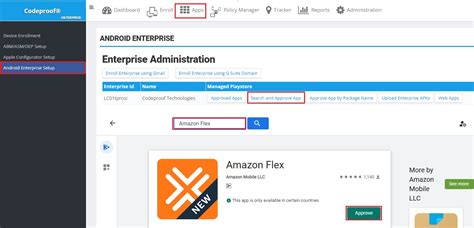 How To Deploy The Amazon Flex App Customer Support And Training Codeproof